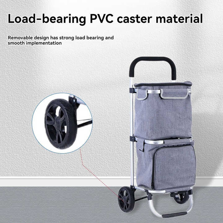 2 Wheeled Shopping Cart - Customized Trolley for Convenience