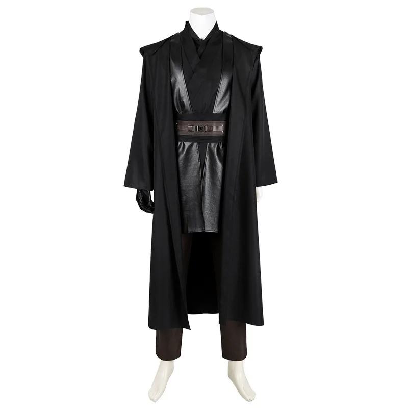 Cosplay Costume Darth Vader Black Robe Outfit Full Set for Halloween ...