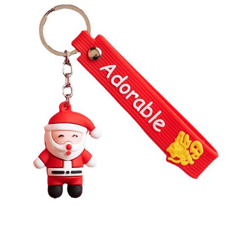 New Arrival Christmas Tree Snowflake Elk Pendant Keychain Santa Claus ...