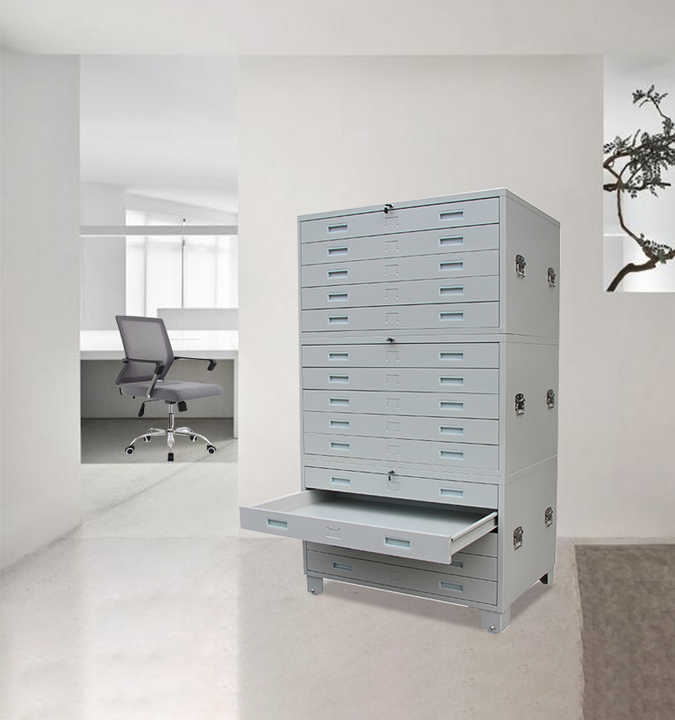 Popular Multi Drawers Metal Map Plan Filing Cabinet| Alibaba.com