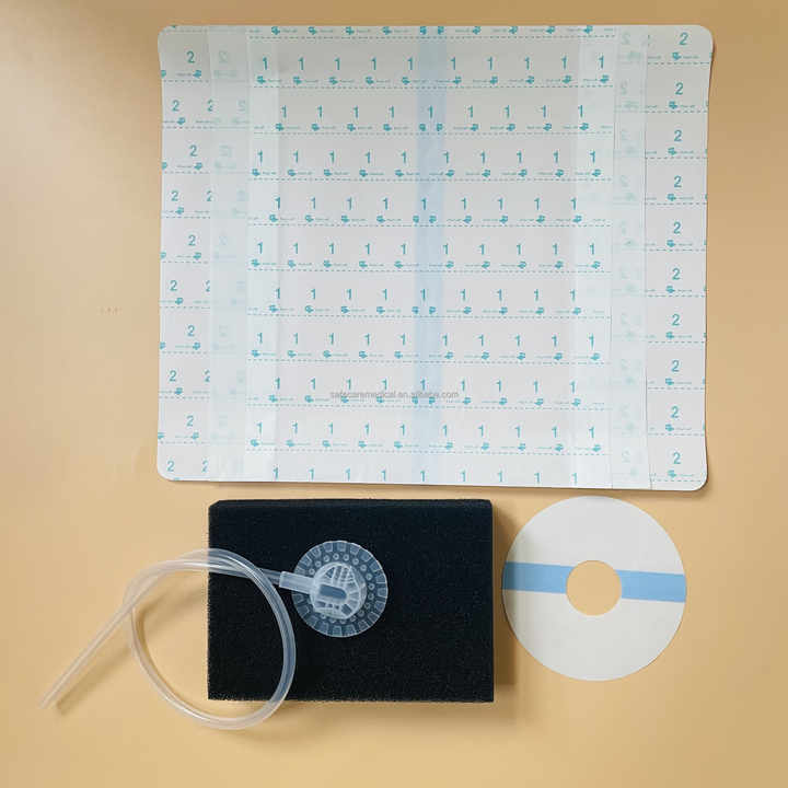 Sterile NPWT Dressing Kit - Transparent Film Circle Round