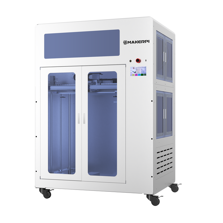 MakerPi K600 Dual Heads High-speed 600*600*800mm 3D Printer Equipped ...