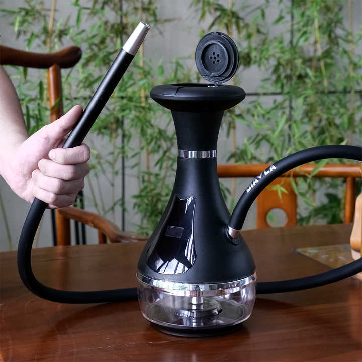 2024 Luxury Electric Portable Stainless Acrylic Hookah