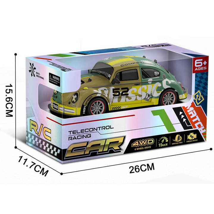 BS 2025 New 1:18 Scale 4-Wheel Drive PVC Cover RC Police Car With Light ...