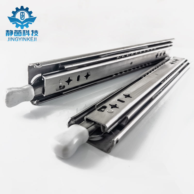 304 Stainless Steel Lockable Slide Rail Heavy-duty Drawer Cabinet Rail ...