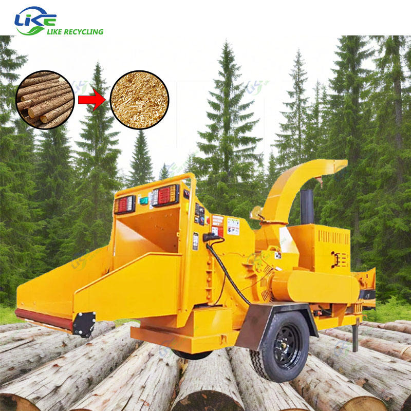Industrial Wood Crusher Tree Branch Crusher Machine Tree Crusher for ...