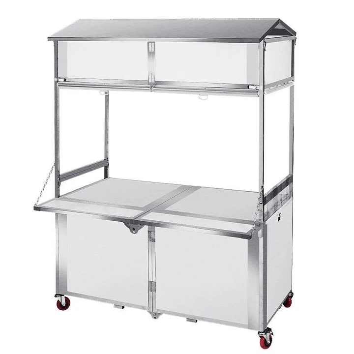 Folding Food Cart for Market Stall Snacks & Drinks - OEM | Wholesale