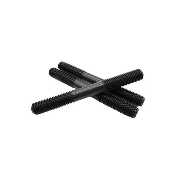 High Strength Grade 8.8 Black Oxidized Double Thread Stud Bolts ...