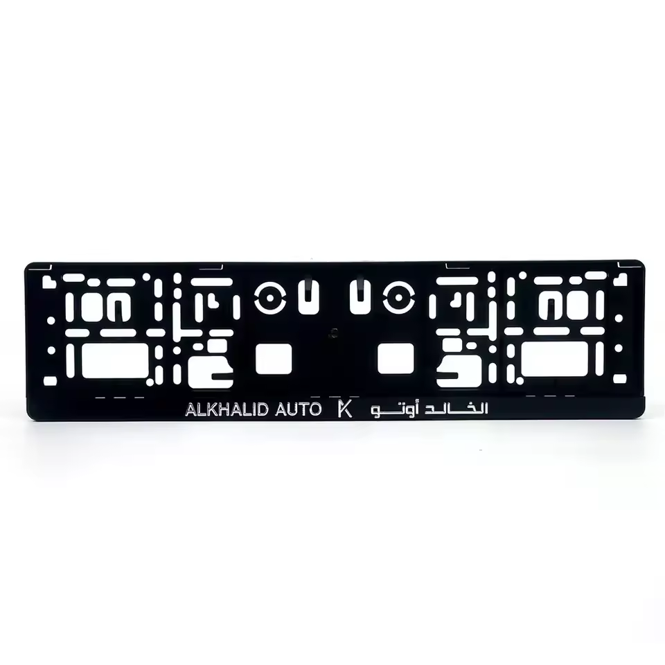 Custom Plastic Wholesale European Car License Plate Frame