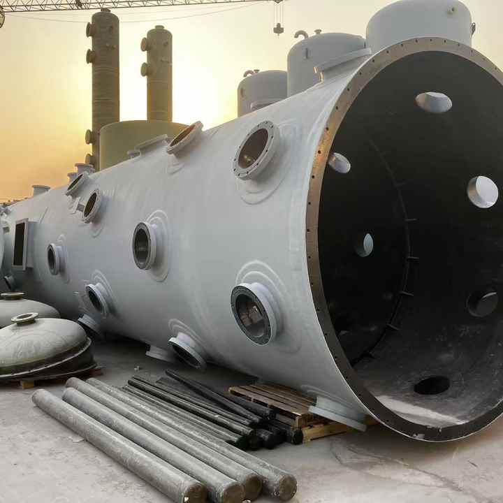 FRP Fiber Purification Tower Column Industrial Absorption Tower ...