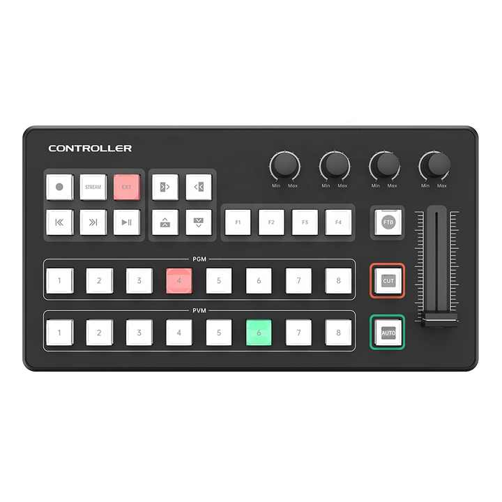 MYTECH 8-Channel Mini Video Recorder Midi Panel USB PTZ Camera ...
