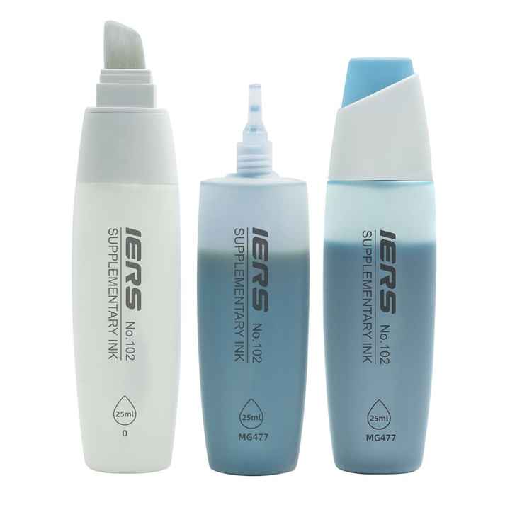 IERS 300 Colors Acrylic Pen Ink Painting 25ml Single Marker Refill ...
