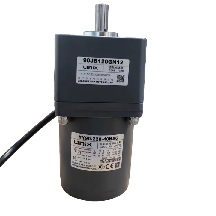 LINIX 5IK40 Assembly 40W Induction Motor YY90-40 Electric Asynchronous ...