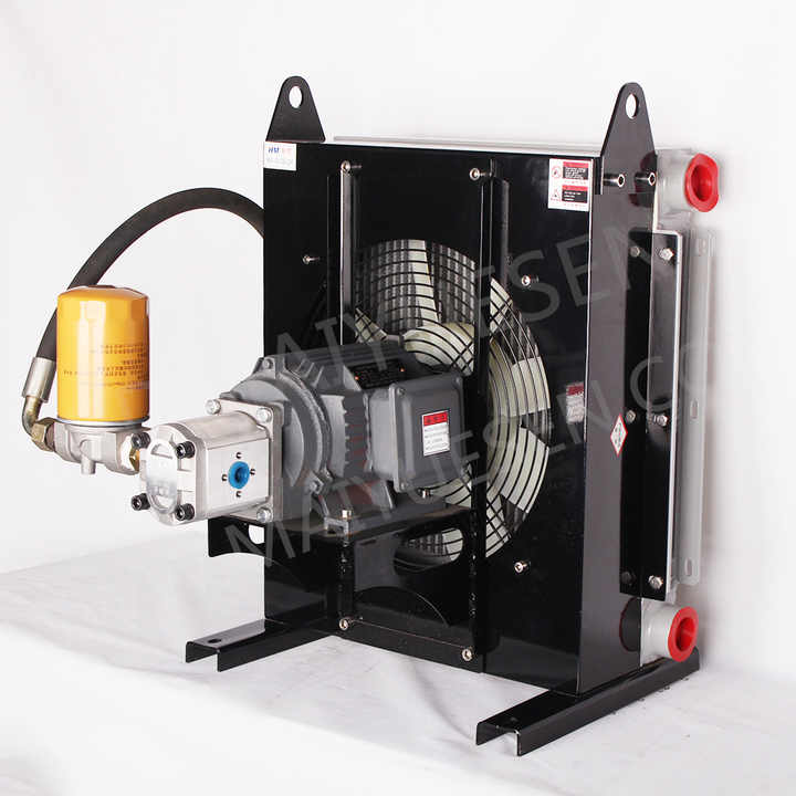 Hydraulic Oil Cooler Independent Circulation Series Pump Fan ...