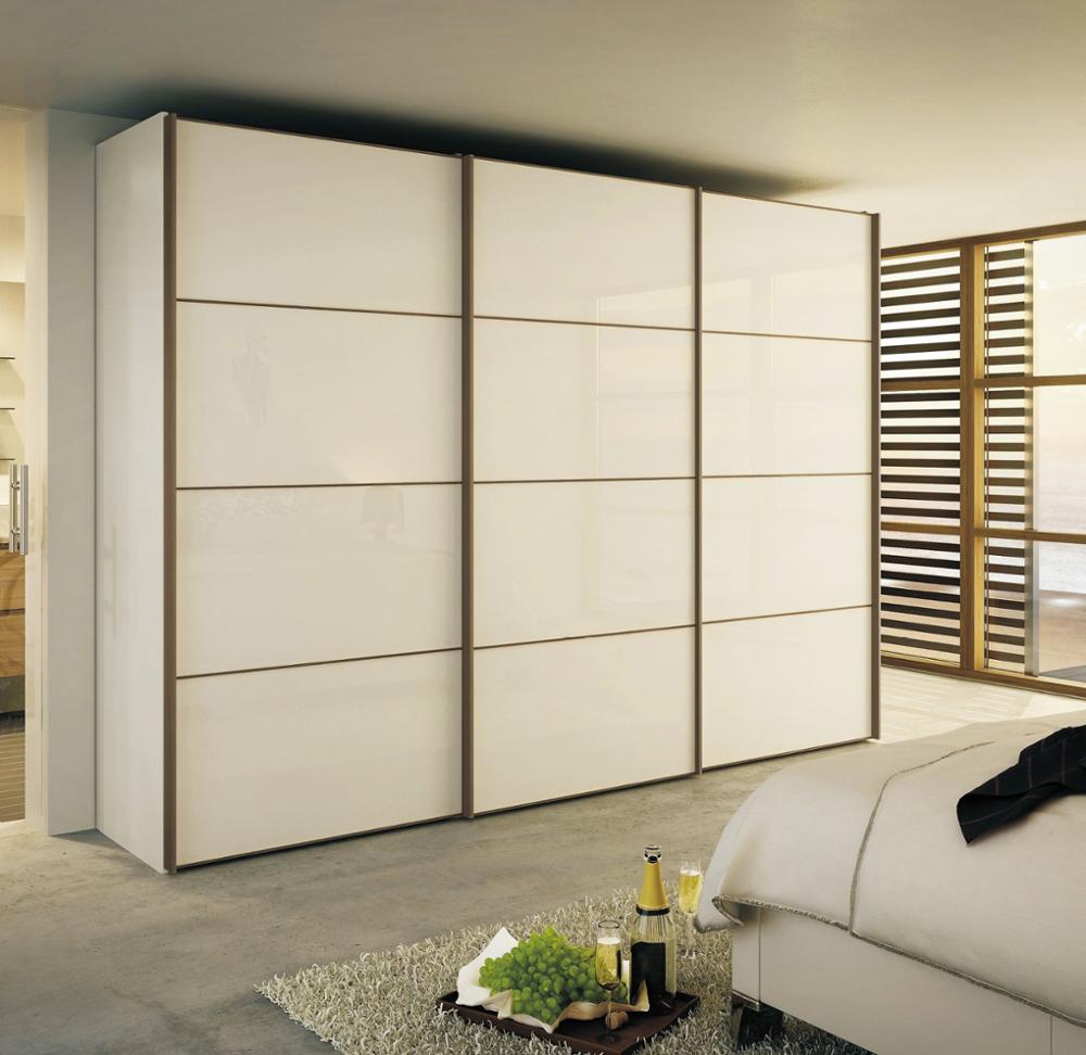 Top Grade Black Back Painted Glass Sliding Door Wardrobe - Afrimart Online