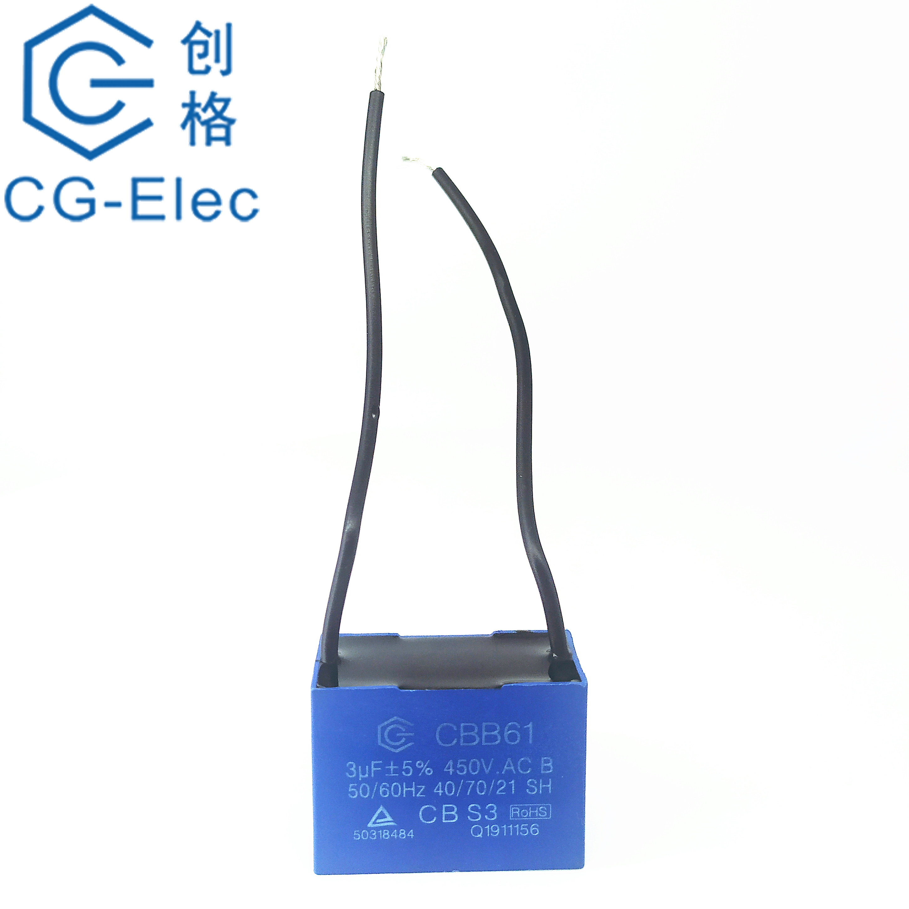 CBB61 3UF 450V AC Motor Capacitors for Fans & Motors