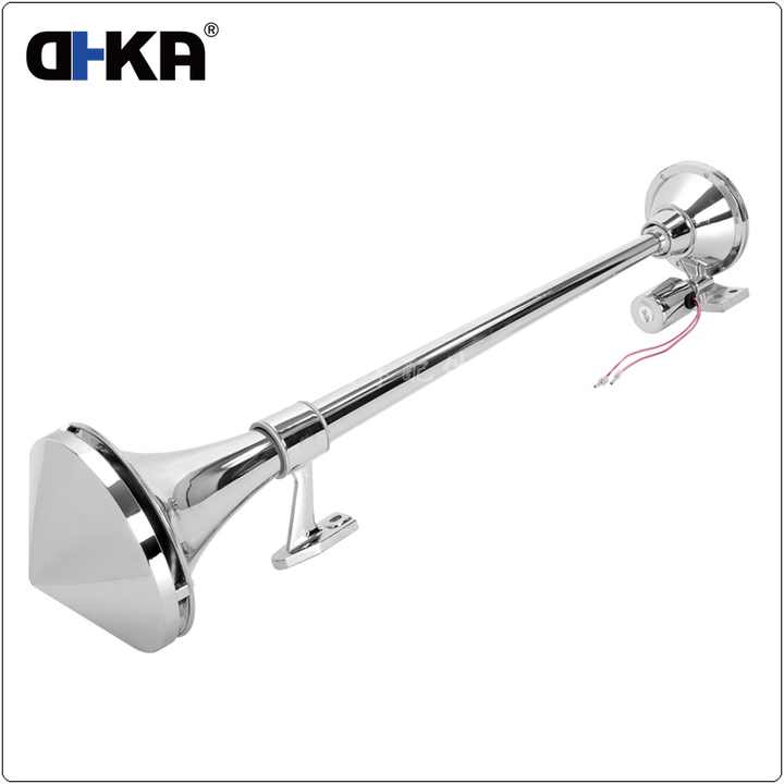 12V/24V Popular Silver Chrome Bus Air Pressure Horn Truck Electric Air ...