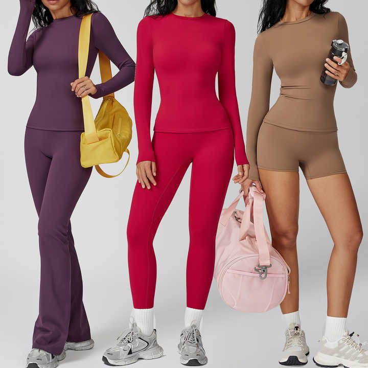 DCK-1030 Comfortable Training Suits for Women Quick Dry Workout ...