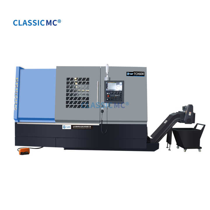TCK600 High Precision CNC Lathe Turning and Milling 5 Axis Slant Bed CNC Lathe Dual Spindle ...