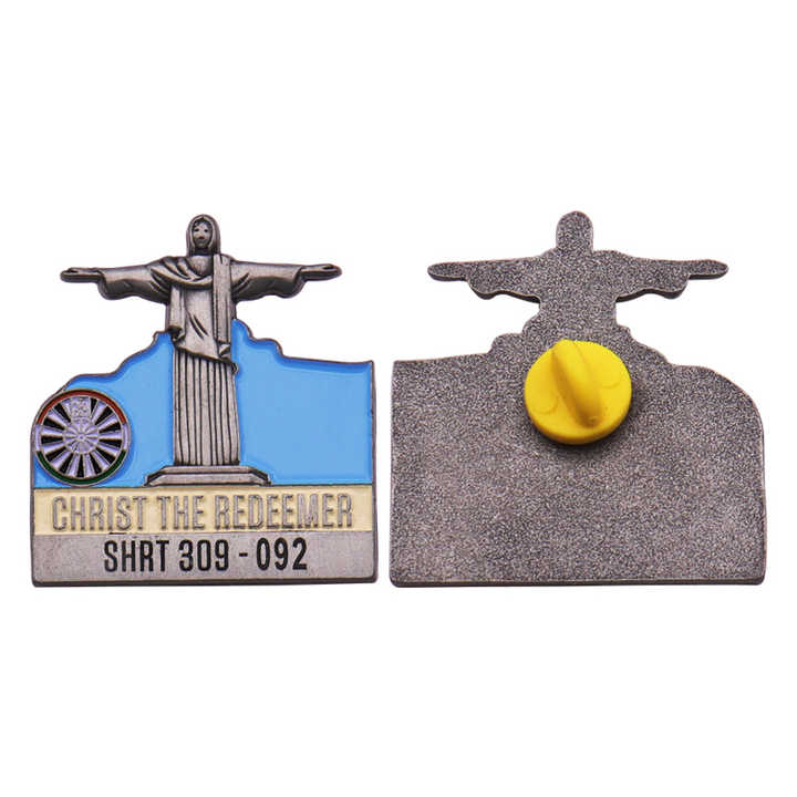 Customized Made Logos Metal Badge Wholesale Club Logos Metal Tercel Pin ...
