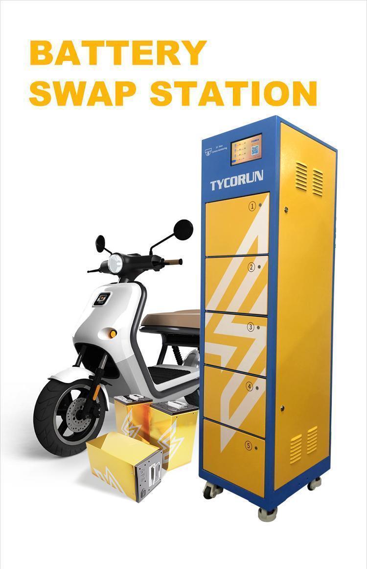 TYCORUN 5 ports swap station system for scooters ebike motorcycle batteries - TYCORUN