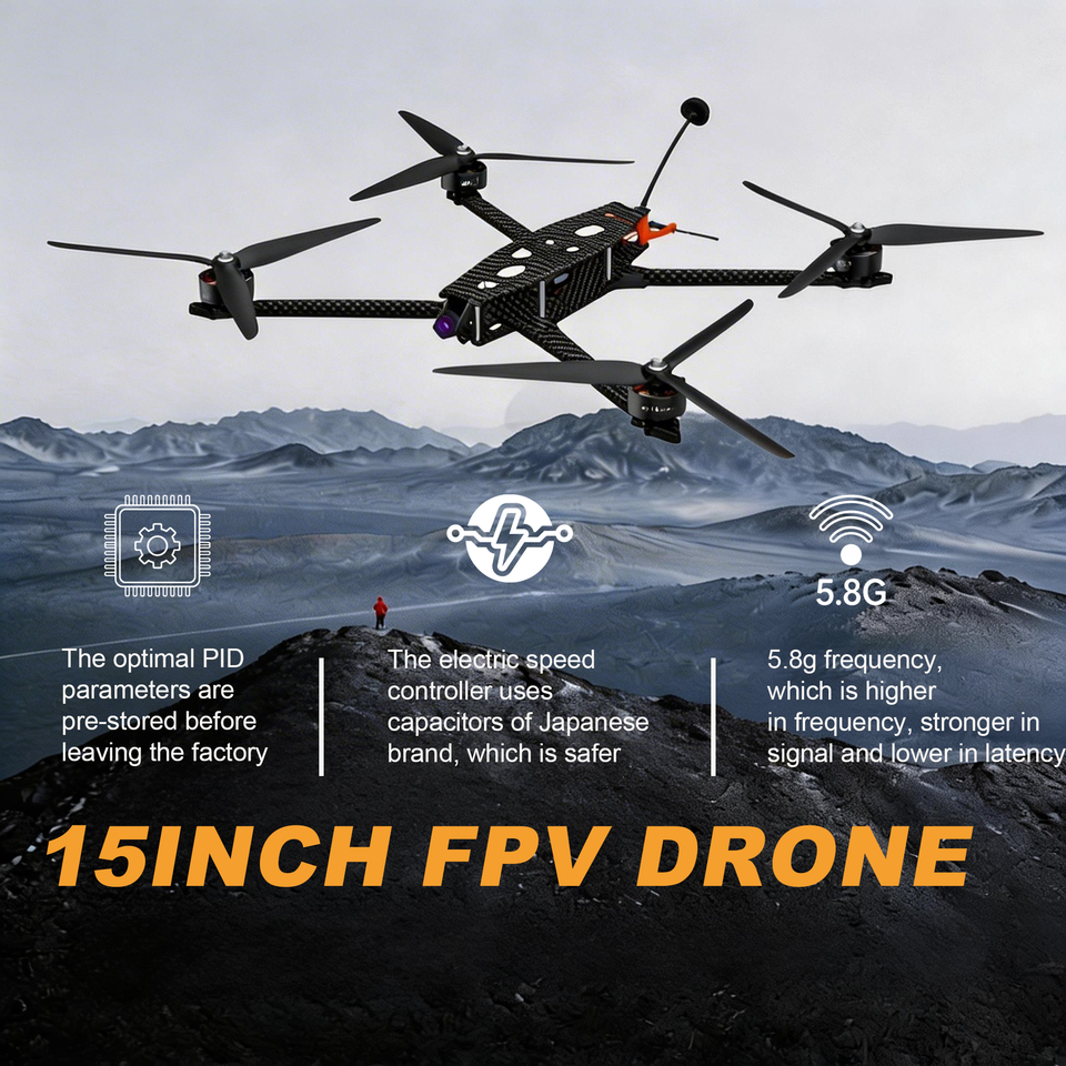 Drone Professional Delivery - 15-Inch FPV Drone Kit