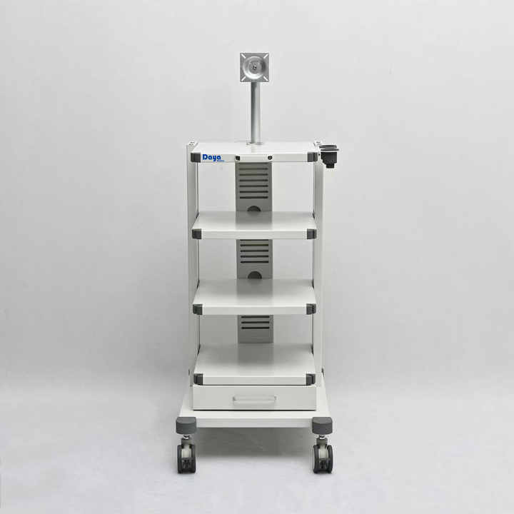 Hospital Mobile Endoscope Trolley Medical Cart Endoscopy Endoscope ...