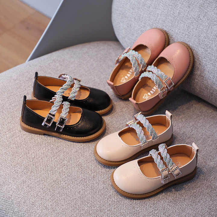 Girls Basic Kids Shoes Flats Baby Toddlers Anti-Slippery Casual Shoes ...