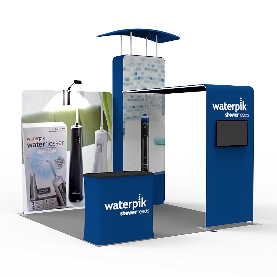 Quick Deliver 10*10ft Trade Show Booth Portable Exhibition Stand Good ...