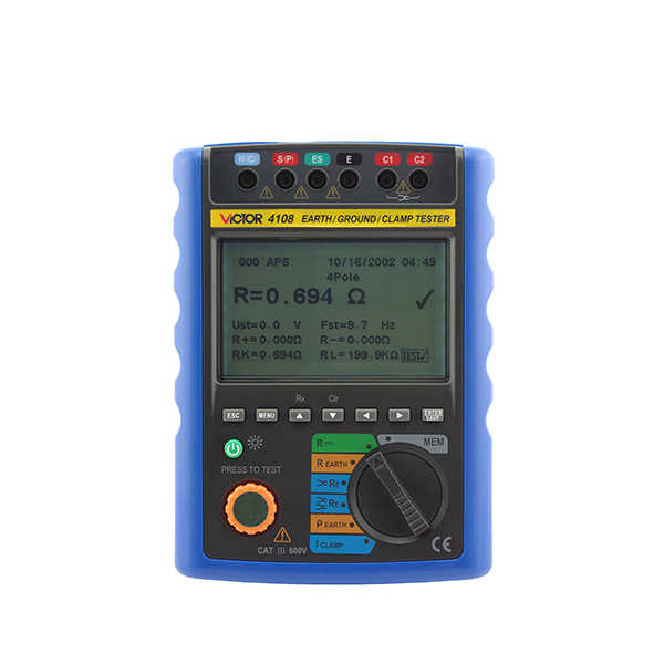 VICTOR 4108 Digital Earth Resistance Testers - Reliable & Precise