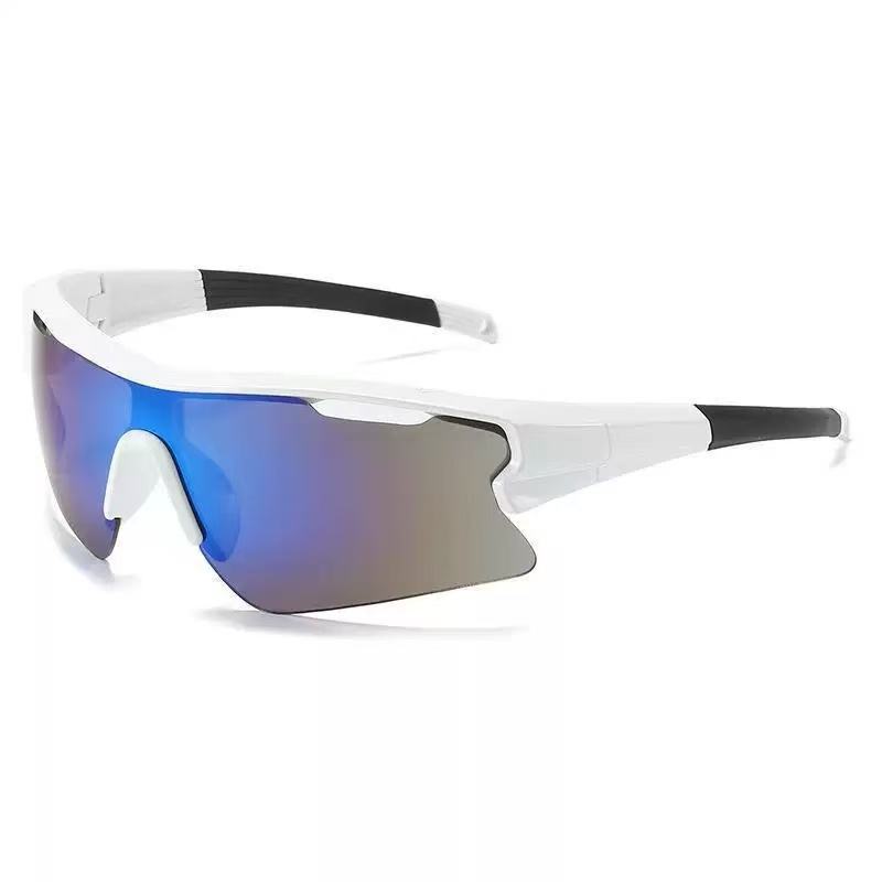 Plastic High-Quality Half Frame Sunglasses with UV400 High-Definition ...