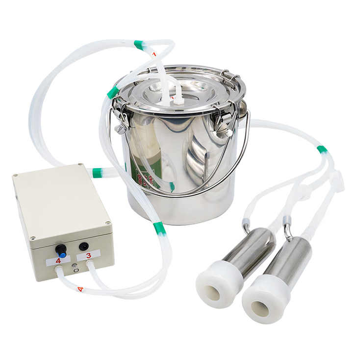 New Design Portable Rechargeable Battery Cow Milking Machine Automatic ...