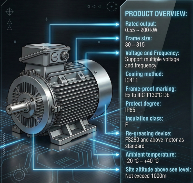 INNOMOTICS Three-Phase IP65 Protection Electric Motor Class F ...