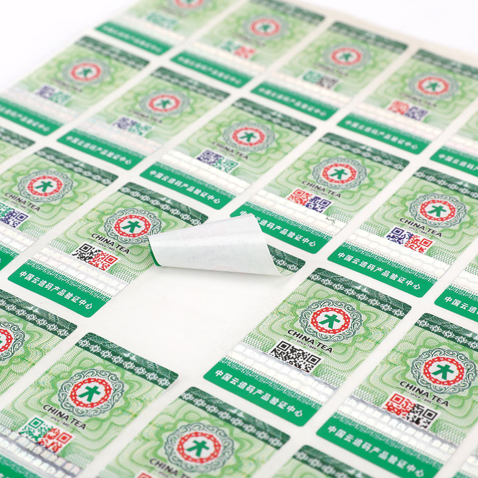 Custom Serial Number Scratch off Sticker Hologram Labels