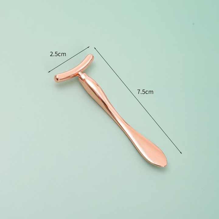 Luxury Silver Gold Metal Cosmetic Spoon Small Face Cream Mixing Spatula ...