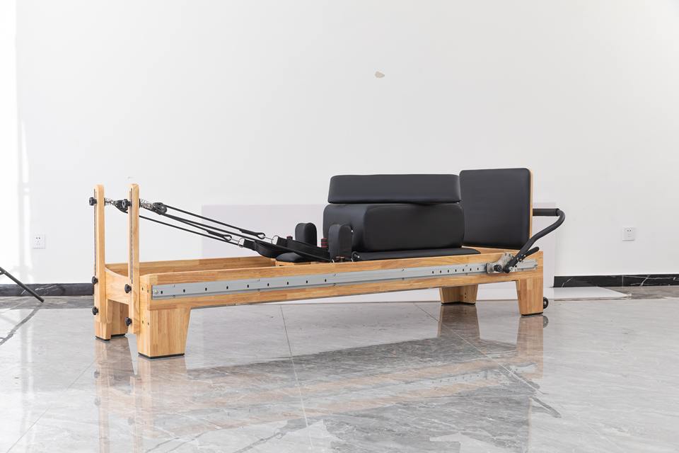 Newest Full orbit Wooden Pilates Reformer Factory OEM Machine Fitness ...