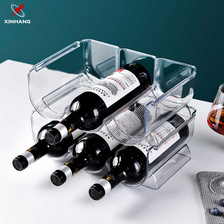 XinHang Stackable Plastic Rack for Large Capacity Storage of Wine ...