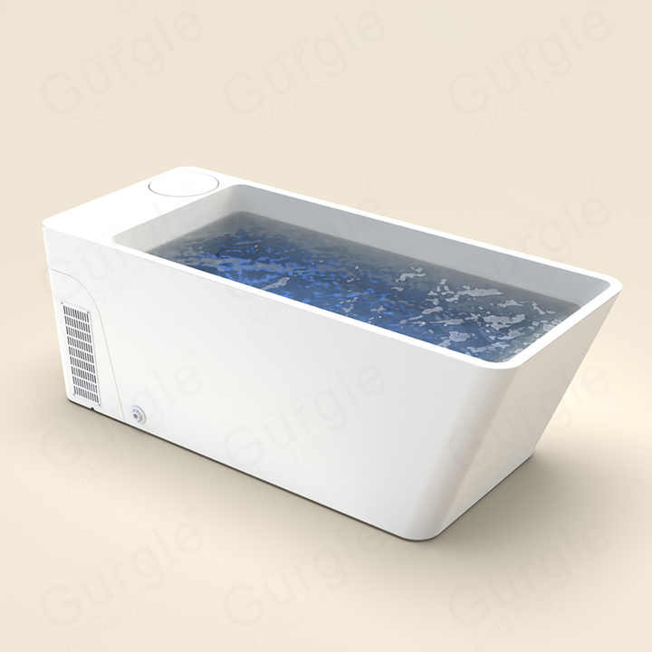 Wifi App Control Cold Plunge Todo en uno Bañera de hielo acrílico ...