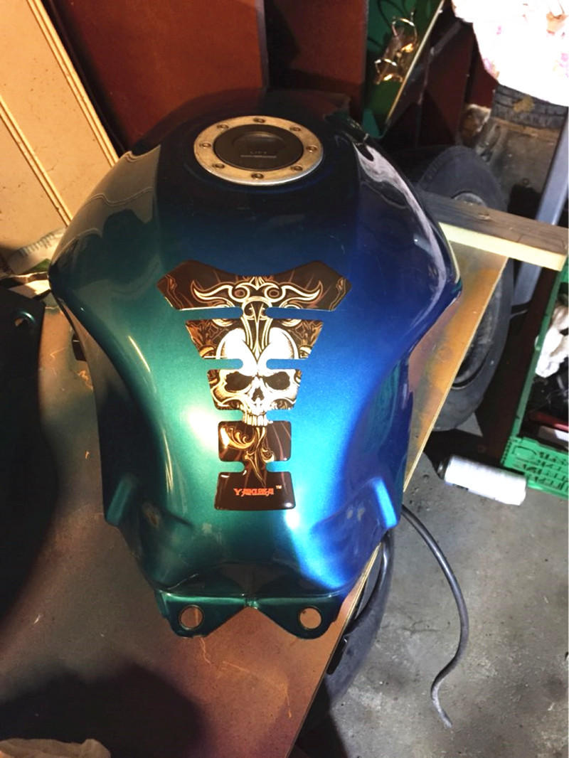 3D car motorcycle fuel tank pad sticker decals motorcycle fish bone ...