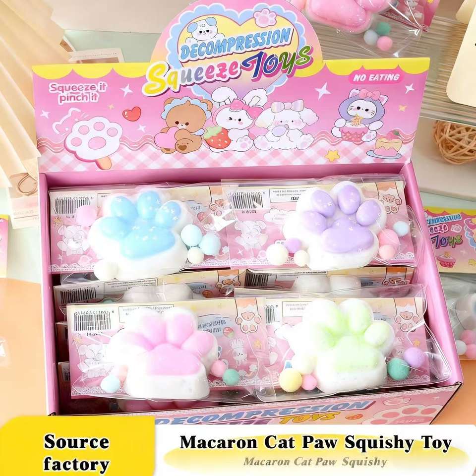Slow-Rebound Cat Claw Squeeze Toy Made of TPR Material Stress Relief ...