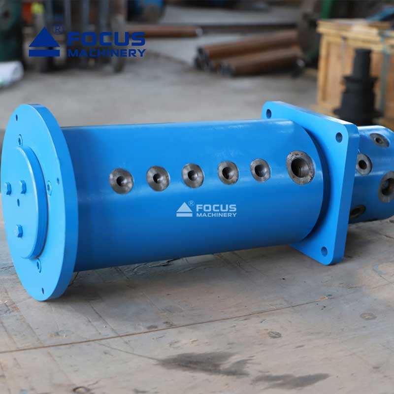 Hydraulic Central Multiple Channel Rotating Joint 12 Passages Rotary ...