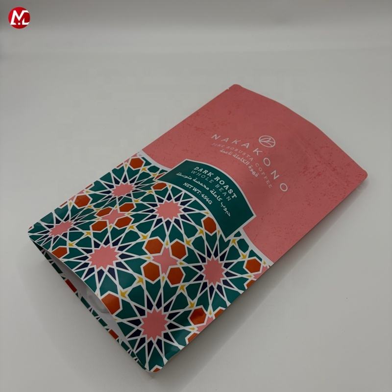 Food Grade Stand up Kraft Paper Zipper Bags Resealable Moisture Proof ...