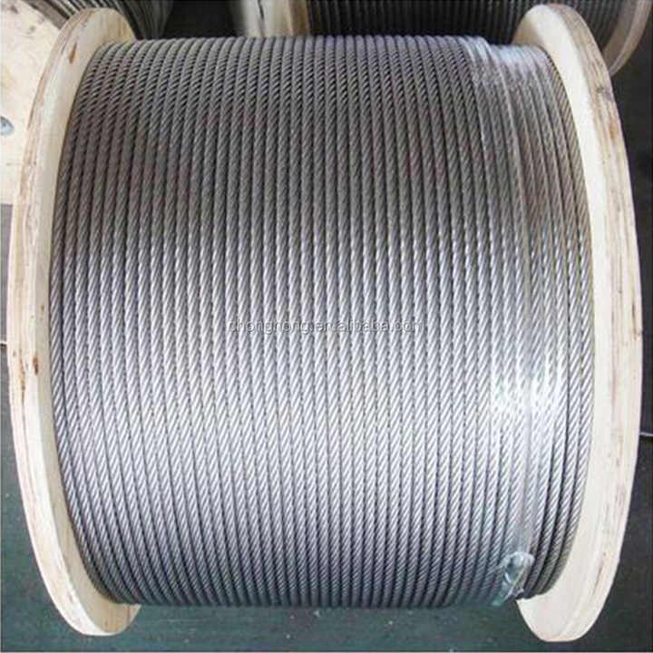26mm Steel Cable 6x37+fc - Ungalvanized for Durable Use