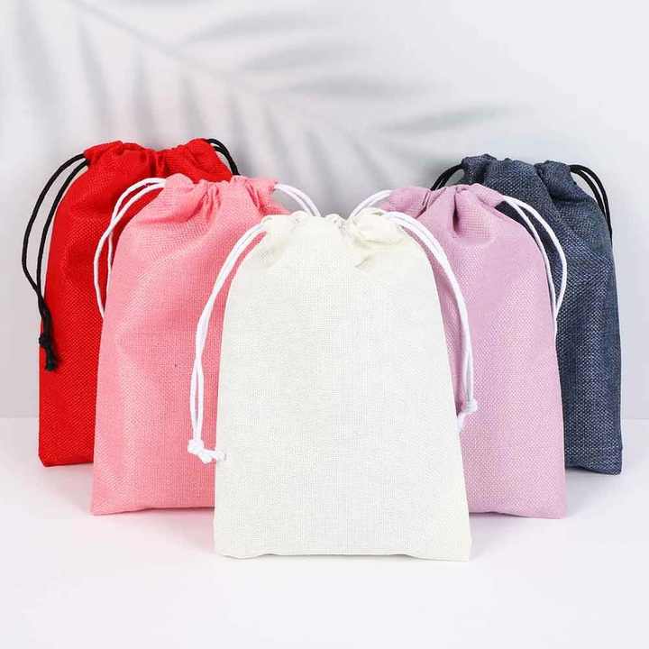 Hongbo Best-Selling 9-Color Fabric Dust Bags for A6 Book Pages