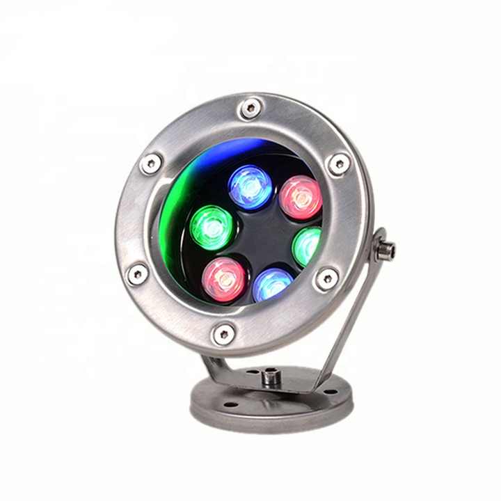 SS304 Underwater LED Lights - RGB, 24V, IP68, 80000hrs