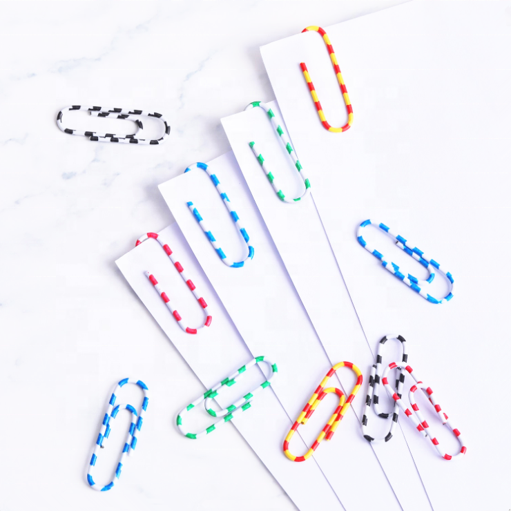 New Cute Zebra Color Special Offer 6 Assorted Colors Vinyl Coated Metal ...