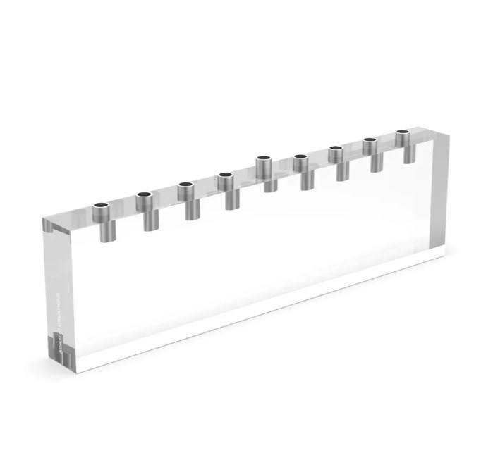 Wholesale Custom Clear Luxury Acrylic Menorah for Hanukka