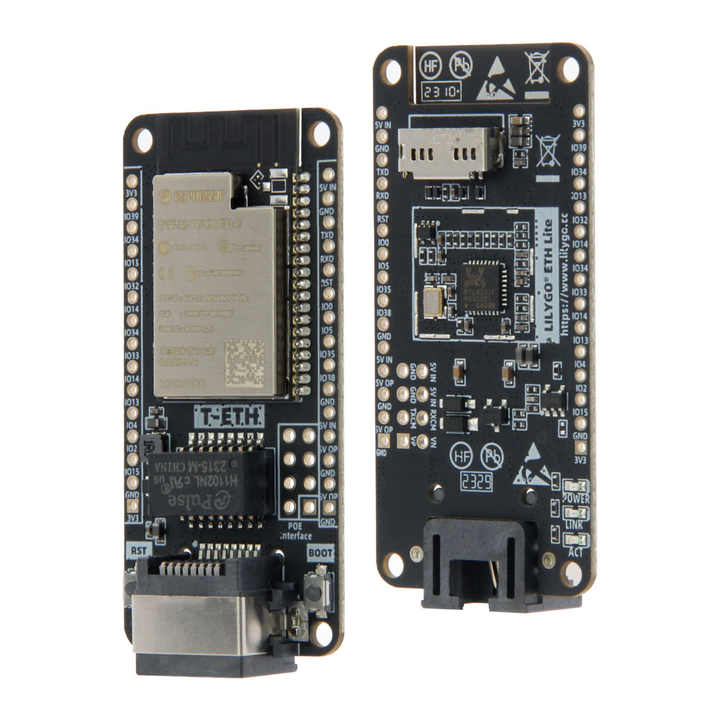 LILYGO T-Eth-Lite ESP32 Development Board with Ethernet
