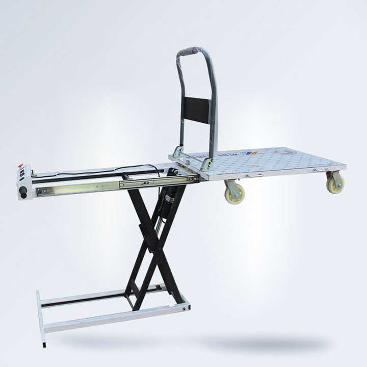 Self Loading Hand Push Manual Move Electric Hydraulic Lift Scissor Lift ...