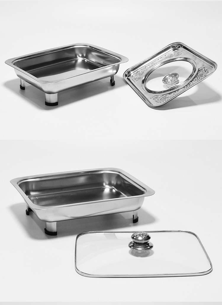 Commercial Stainless Steel Service Dish Buffet Food Warm Chafing Dish ...